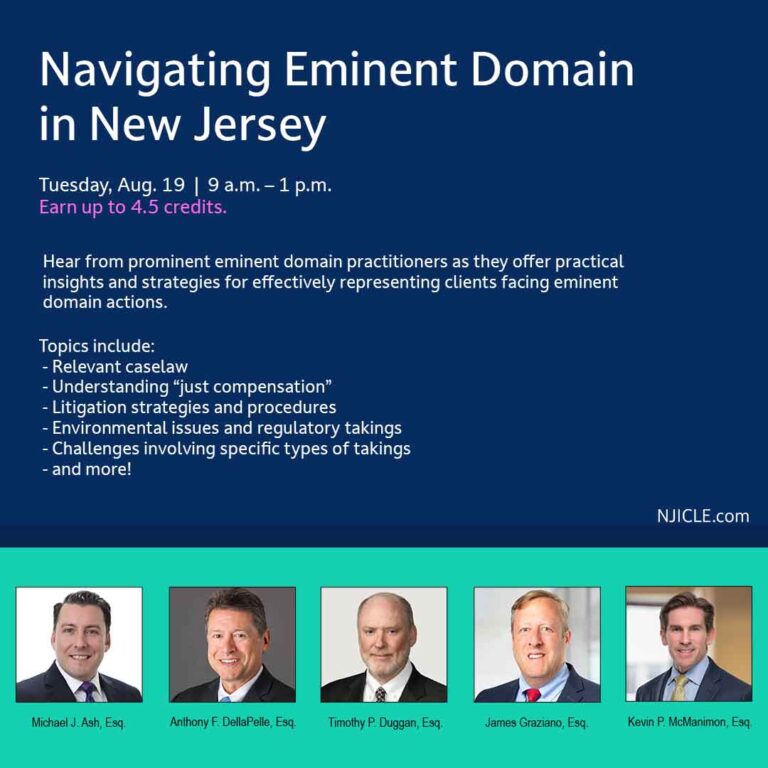 Join Michael Ash for the 2025 Eminent Domain Update on August 19th ...